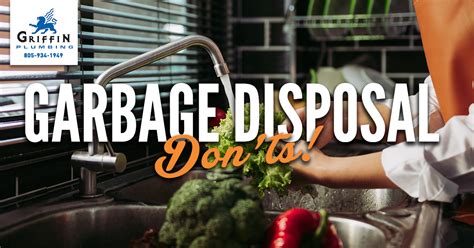 Garbage Disposal Don Ts Griffin Plumbing Inc