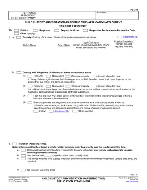Fl 311 Fillable Form Printable Forms Free Online