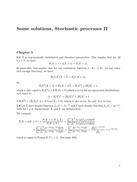 poisson processes and continuous time markov chains 1 pdf applied