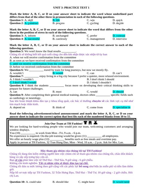 Unit 3 Practice Test 1 Pdf