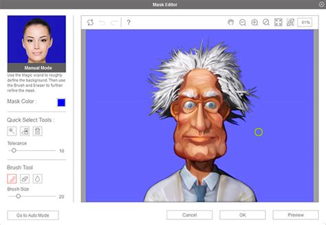 Editing The Background Mask