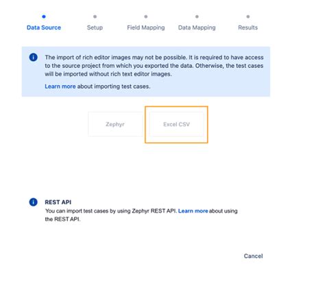 Import Test Cases From Csv Zephyr Dc Documentation