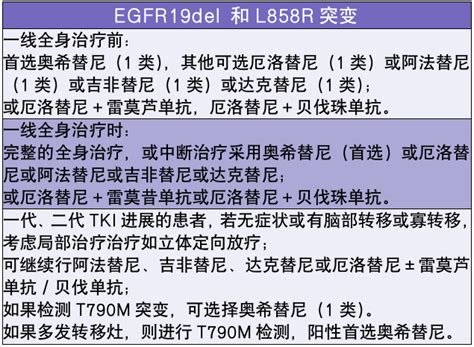 Nsclc 靶向药和 Pd L1 治疗方案汇总细胞指南基因