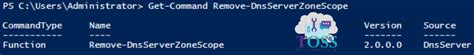 Remove Dnsserverzonescope Powershell Cmdlets Toss