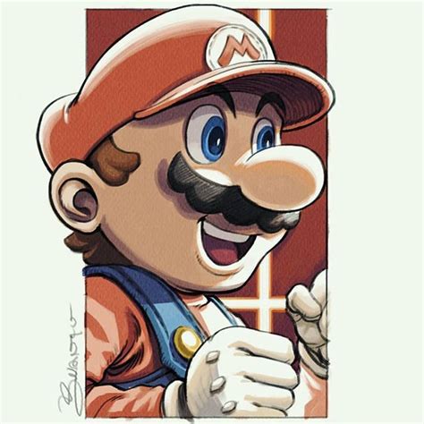 Super Smash Bros Ultimate Full Roster Fanart 01 Mario Ill Be