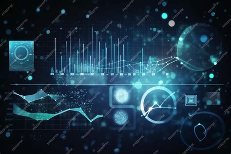premium ai image a graphic of a graph and a line graph