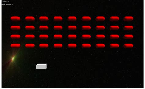 “space invaders” recreated in unity3d games by forrest sable