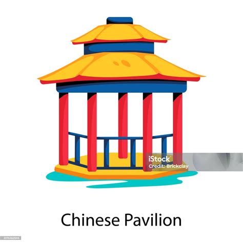 Chinese Pavilion Stock Illustration Download Image Now Architecture
