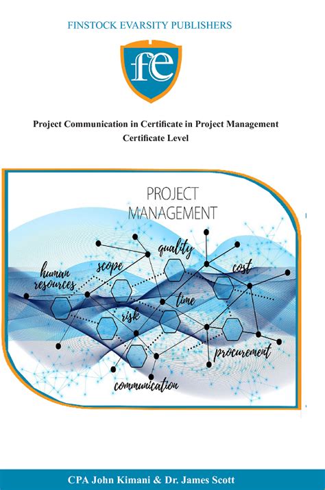 Project Communication In Certificate In Project Management Certificate Level Finstock Evarsity
