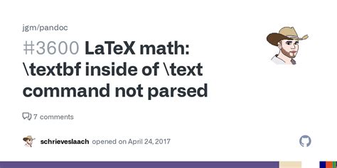 Latex Math Textbf Inside Of Text Command Not Parsed · Issue 3600