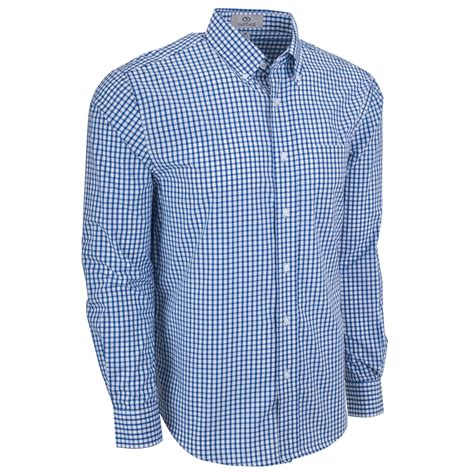 Mens Easy Care Gingham Check Shirt Threadfellows
