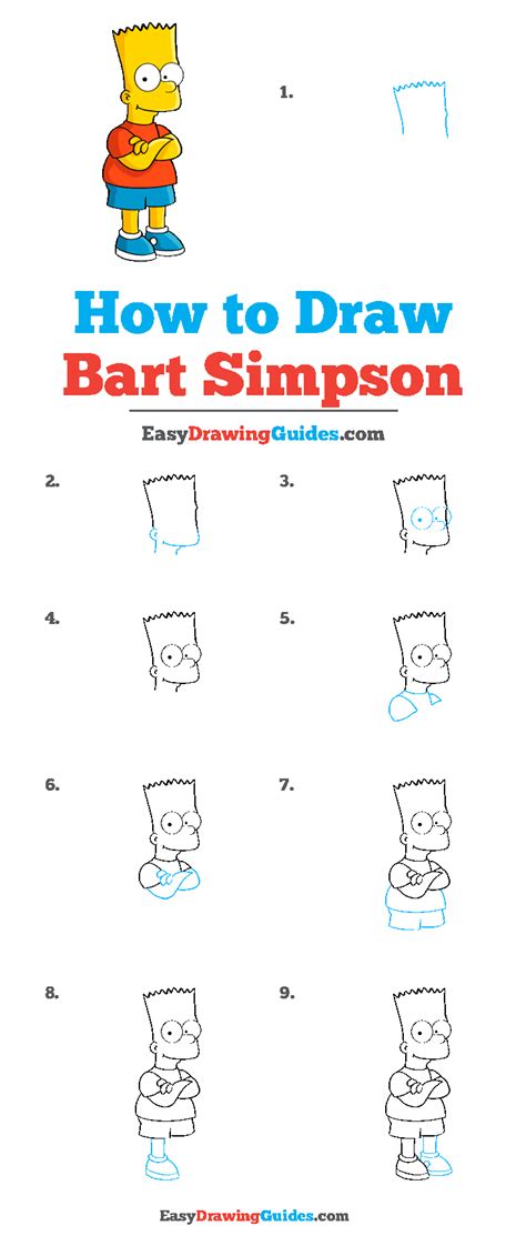 How To Draw Bart Simpson Simpsons Drawings Bart Simpson Drawing