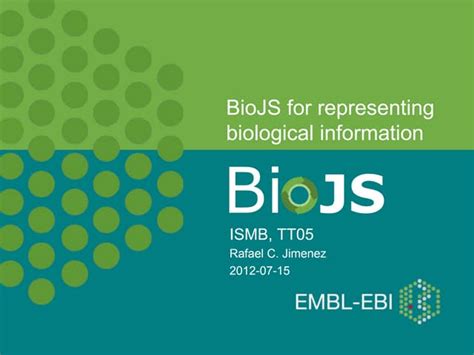 Biojs For Representing Biological Information Pptx