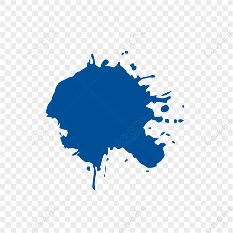 파란색 페인트 반점푸른자리 Png 일러스트 무료 다운로드 Lovepik