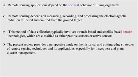 Remote Sensing And Gis Role In Pest Managment Pptx