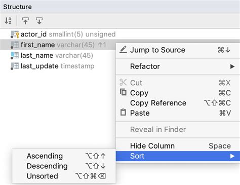 Query Results DataGrip Documentation