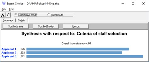 Results Of Success Of Applicants According To Selected Criteria