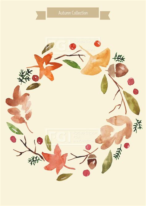 U160921 유자디자인 일러스트 가을 식물 백그라운드 단풍잎 은행잎 추석 한가위 가을세일 리스 크리스마스