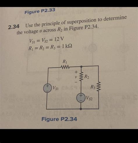 solved 2 34 use the principle of superposition to determine