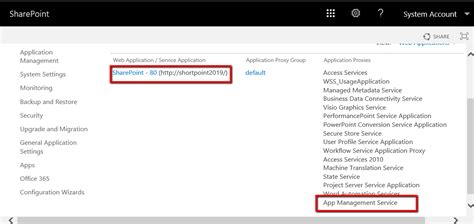 associate app management service with your web application sharepoint