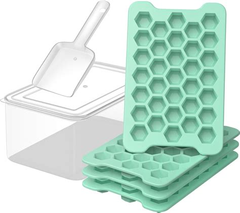 Small Ice Cube Tray For Freezer Easy Release Ice Cube Maker Plastic