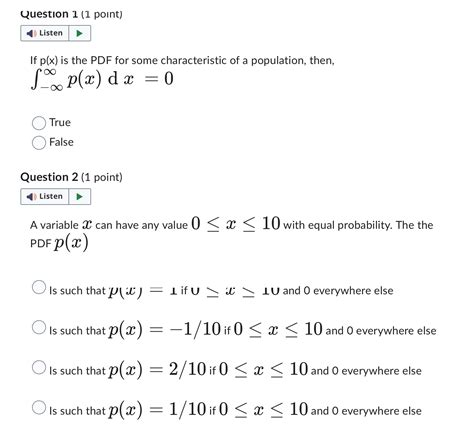 Solved If P X Is The PDF For Some Characteristic Of A Chegg
