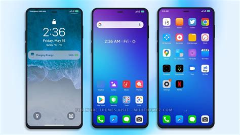 BLUE SEA MIUI Theme Clean Attractive And Minimal Theme For Xiaomi Phones