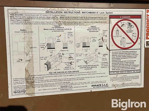 Knaack 69 Piano Style Jobsite Box Construction Bigiron