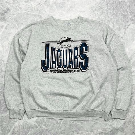 Vtg 90s Nfl Jacksonville Jaguars Sweatshirt Banned Logo 1993 Size Xxl
