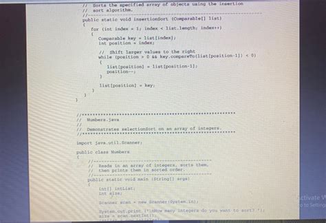 Solved 3 Polymorphic Sorting The File Sorting Java Contains