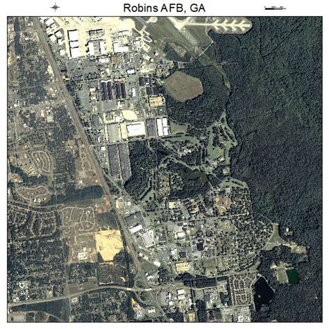 Aerial Photography Map Of Robins Afb Ga Georgia