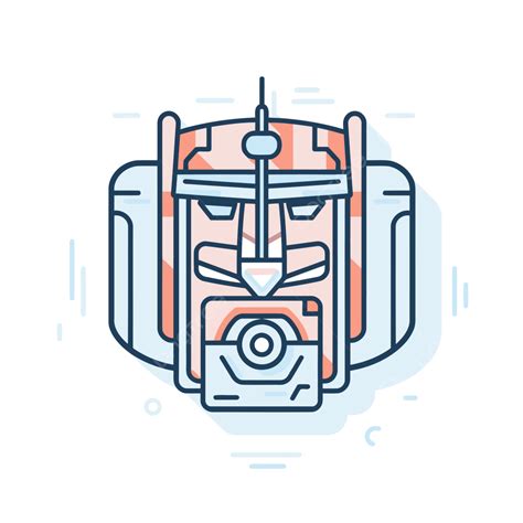 Ilustrasi Vektor Konsep Ikon Transformator Dan Ikon Garis Yang