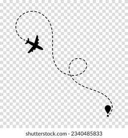 Concept Sex Travel Airplane Route Plane Stock Vector Royalty Free Shutterstock