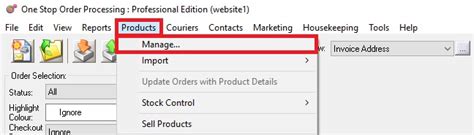 Can I Export Royal Mail Click And Drop Products Into One Stop Order