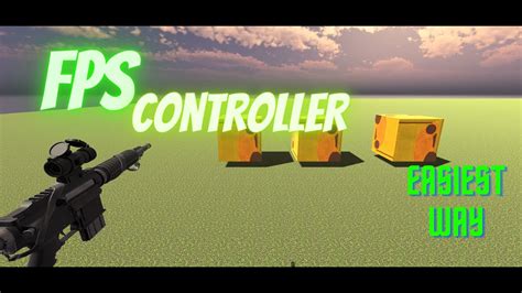 First Person Character Controller In 5 Minutes Unity Tutorial Youtube