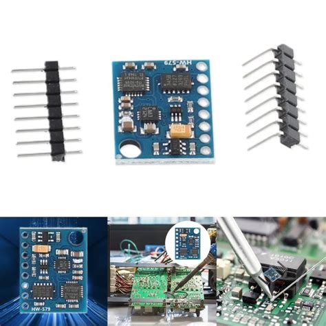 Nine Axis Imu Sensor Hmc5883l Itg3205 Adxl345 3v 5v 9dof Imu Sensor