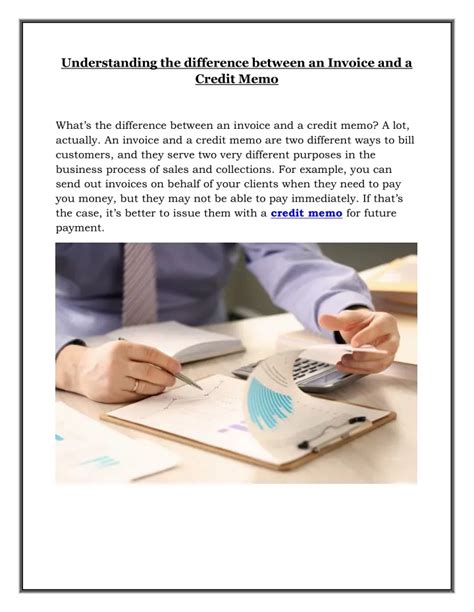 PPT Understanding The Difference Between An Invoice And A Credit Memo