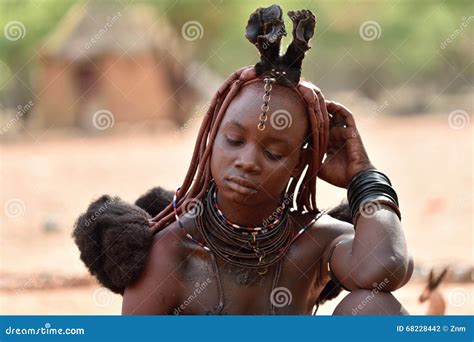 Himba Girl Portrait Namibia Editorial Photography Image Of