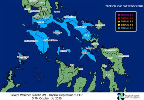 Bagyong Ofel Pagasa Weather Update October 14 2020