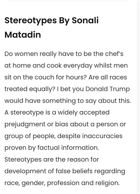 My Speech From High School On Stereotypes D7mm9tca