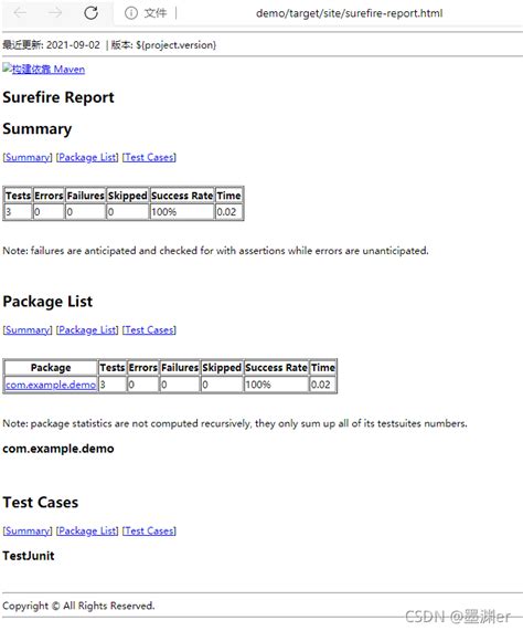 Maven Junit Surefire Cobertura 测试报告mvn单测结果分析 Csdn博客