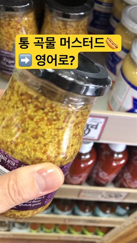통 곡물 머스터드🌭 ️ 영어로 Youtube