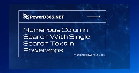 Numerous Column Search With Single Search Text In Powerapps