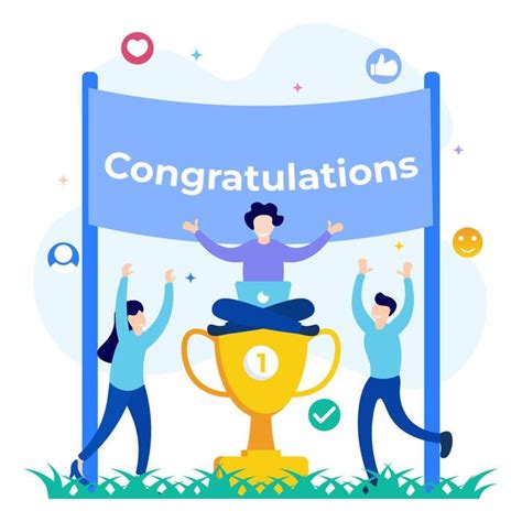 Congratulations Promotion Vector Art Icons And Graphics For Free Download