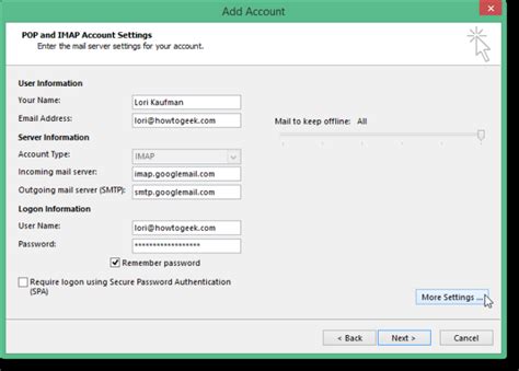 How To Add Your Gmail Account To Outlook Using Imap Systempeaker