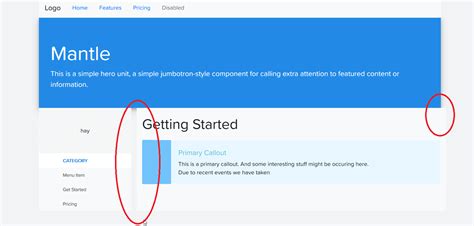 Bootstrap Weird Gap Between Columns Stack Overflow
