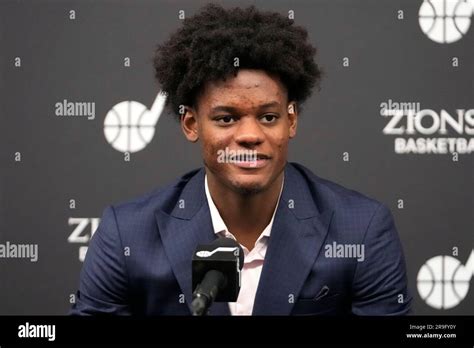 Utah Jazzs First Round Draft Pick Taylor Hendricks Ninth Overall Pick