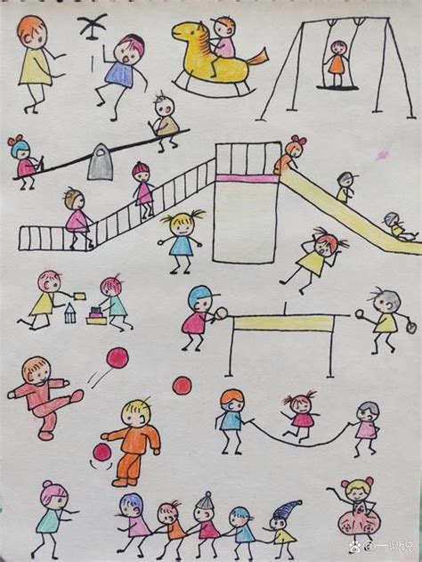 多彩活动简笔画怎么画（共16张） 简笔画图片大全