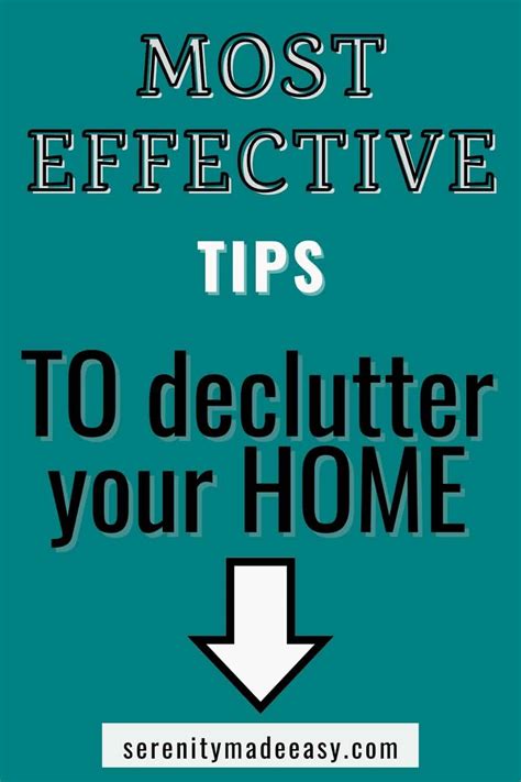 How To Declutter Your Home For Good Serenity Made Easy