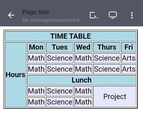 sadaf urooj on linkedin made this table using html and inline css